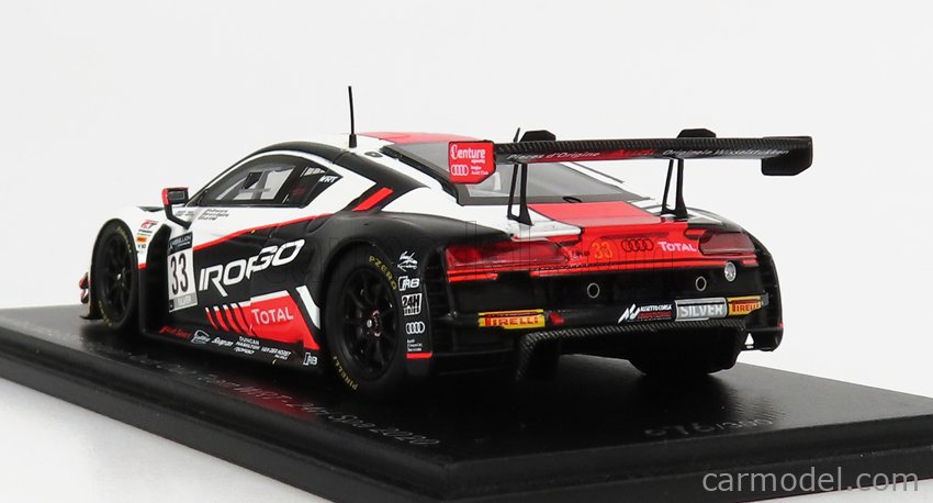 SPARK-MODEL SB393 Scale 1/43 | AUDI R8 LMS GT3 TEAM BELGIAN AUDI CLUB WRT N 33 24h SPA 2020 R ...