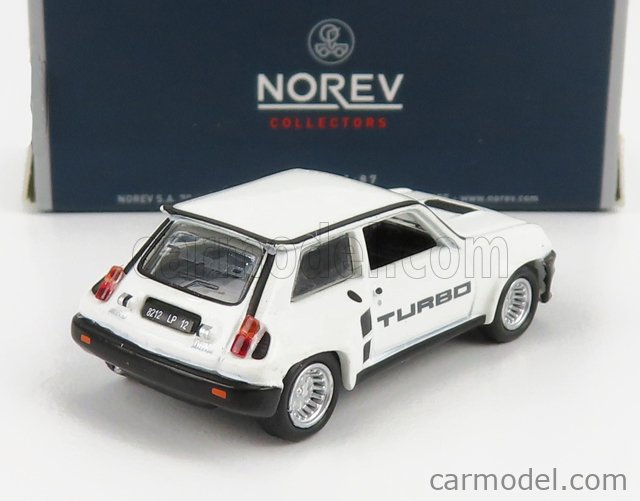 NOREV 510526 Scale 1/87 | RENAULT R5 TURBO 1980 WHITE