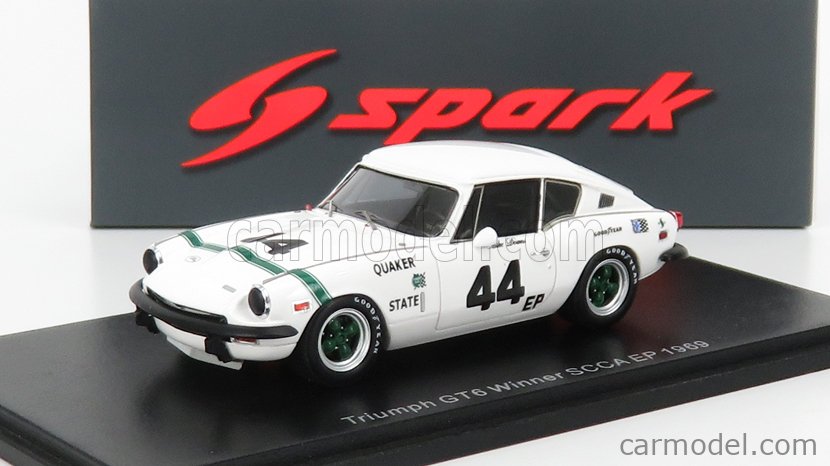 SPARK-MODEL S6010 Scale 1/43 | TRIUMPH SPITFIRE GT6 N 44 SCCA ARRC 1969 ...