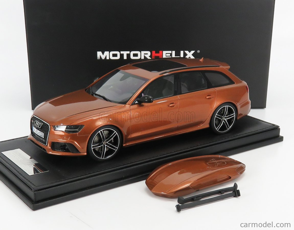 MOTORHELIX MH012AB Scale 1/18 | AUDI A6 RS6 AVANT 2017 COPPER MET