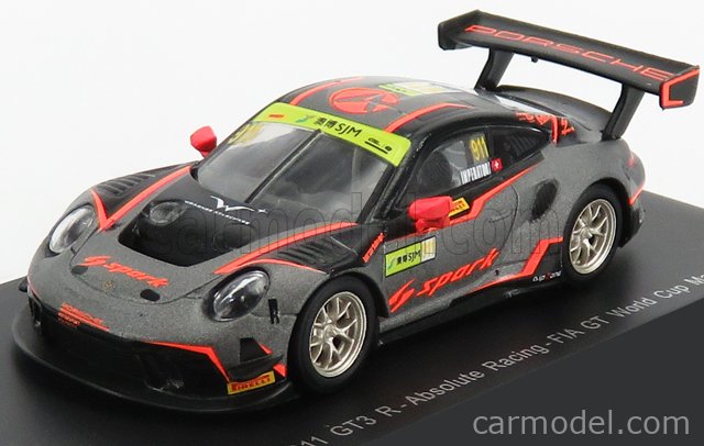 SPARK-MODEL Y172 Scale 1/64 | PORSCHE 911 991-2 GT3 TEAM ABSOLUTE ...