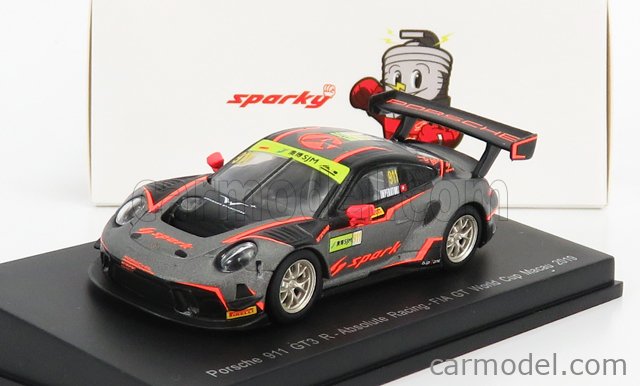 SPARK-MODEL Y172 Scale 1/64 | PORSCHE 911 991-2 GT3 TEAM ABSOLUTE ...