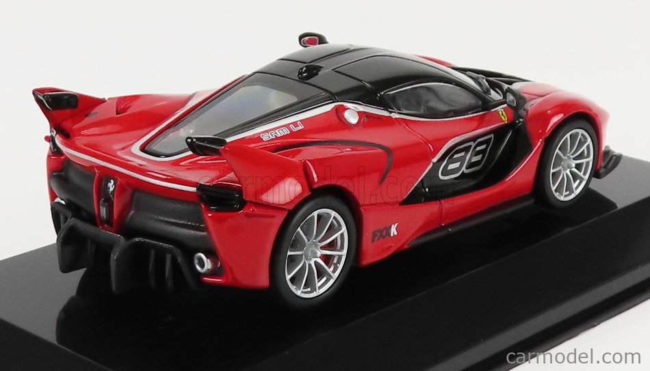 EDICOLA ABSUP102 Scale 1/43 | FERRARI FXX-K N 88 2014 - CON VETRINA - WITH SHOWCASE RED BLACK
