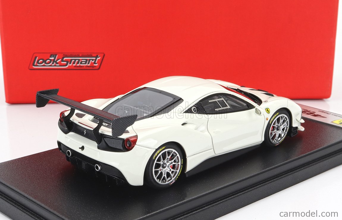 LOOKSMART LS476E Scale 1/43 | FERRARI 488 CHALLENGE 2017 BIANCO AVUS ...