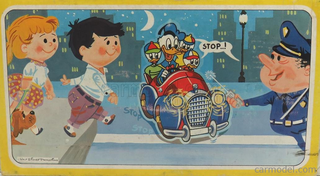 WEGATOYS PLAST / Escala 1/10 | WALT DISNEY 313 DONALD DUCK'S CAR - AUTO ...