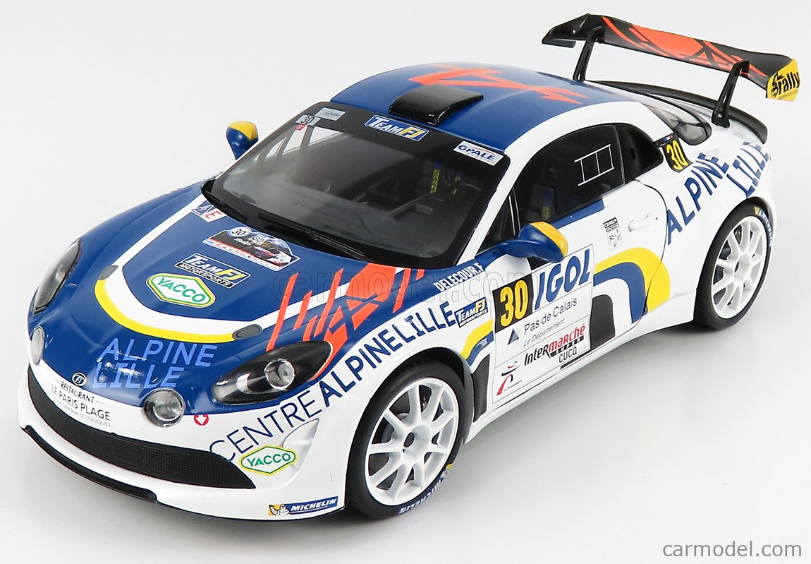 SOLIDO 1801608 Echelle 1/18 | RENAULT ALPINE A110 RGT N 30 RALLY DU ...