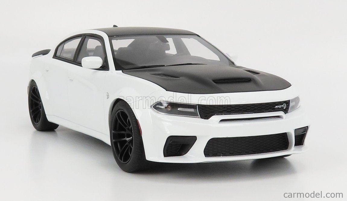 White Dodge Challenger Srt Hellcat