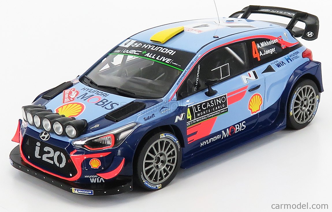 IXO-MODELS 18RMC030A Scale 1/18 | HYUNDAI i20 WRC (night version) N 4 ...