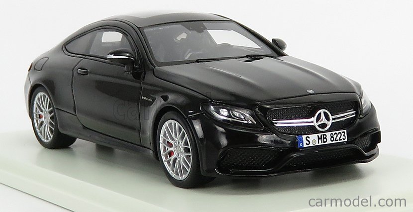 SPARK-MODEL S8186 Scale 1/43 | MERCEDES BENZ C-CLASS C63 COUPE 2015 BLACK