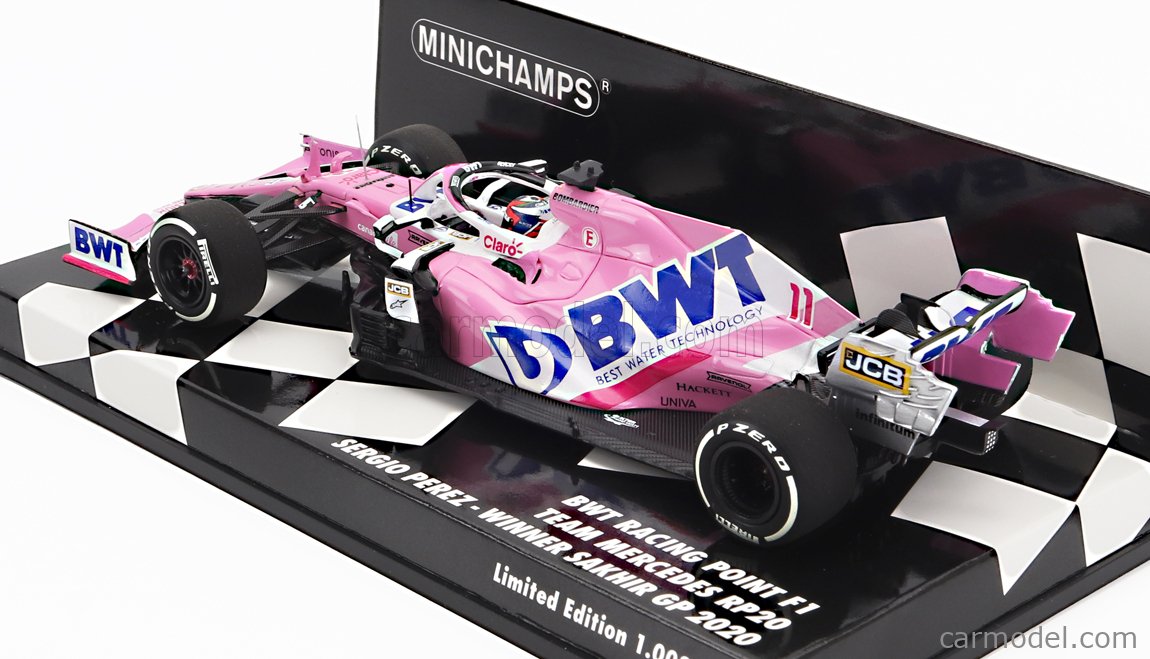 MINICHAMPS 417201611 Scale 1/43 | MERCEDES BWT F1 RP20 TEAM SPORTPESA ...