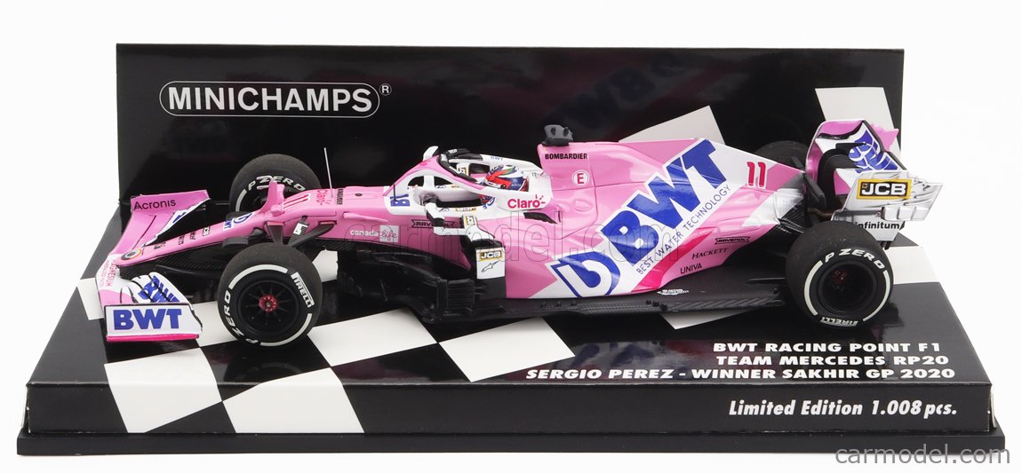 MINICHAMPS 417201611 Scale 1/43 | MERCEDES BWT F1 RP20 TEAM SPORTPESA ...