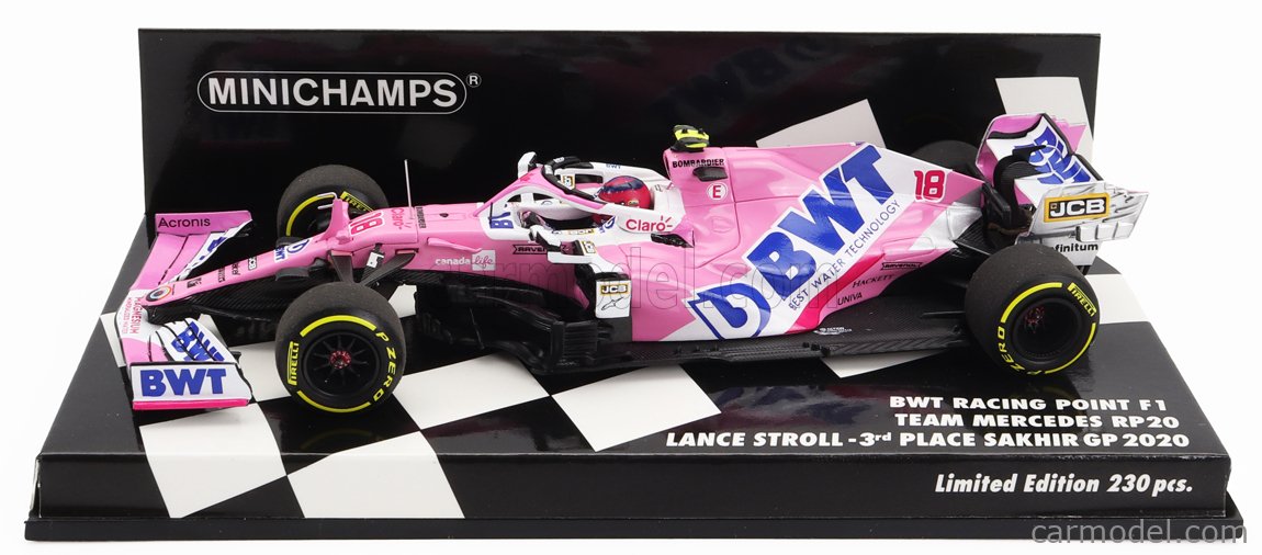 MINICHAMPS 417201618 Scale 1/43 | MERCEDES BWT F1 RP20 TEAM SPORTPESA ...