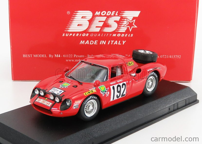 BEST-MODEL 9023/2 Scale 1/43 | FERRARI 250LM N 192 TOUR DE FRANCE 1969 ...