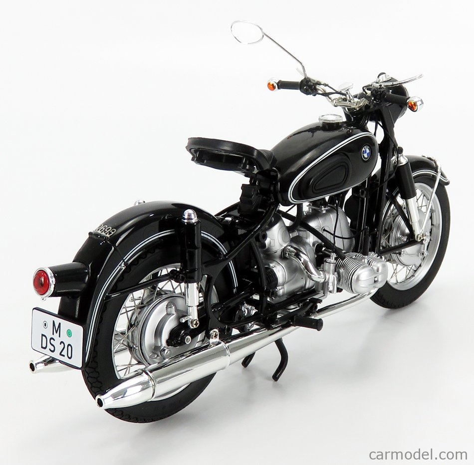 SCHUCO 450665800 Scale 1/10 | BMW R69/S MIT TR500 1960 BLACK