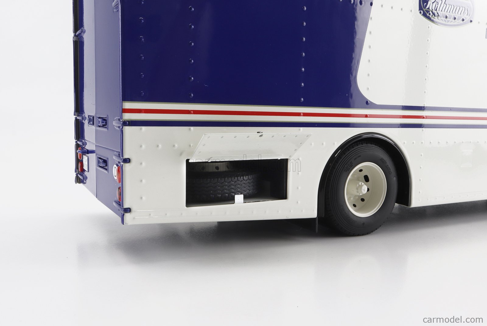 SCHUCO 450032800 Scale 1/18 | MERCEDES BENZ O317 TRUCK CAR TRANSPORTER PORSCHE ROTHMANS 1984 ...