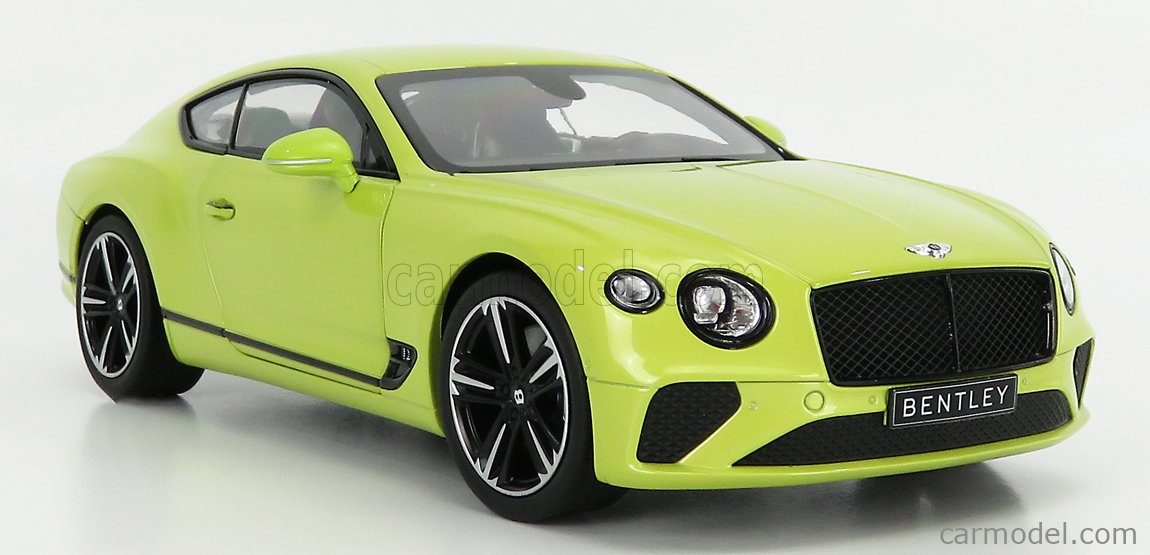 NOREV 182789 Масштаб 1/18 | BENTLEY CONTINENTAL GT 2018 RADIUM YELLOW