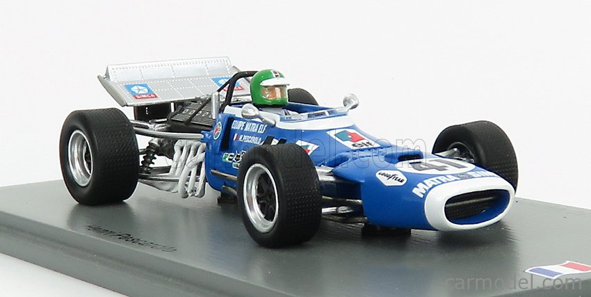 SPARK-MODEL SF240 Scale 1/43 | MATRA SIMCA F1 MS11-12 N 41 WINNER RACE ...