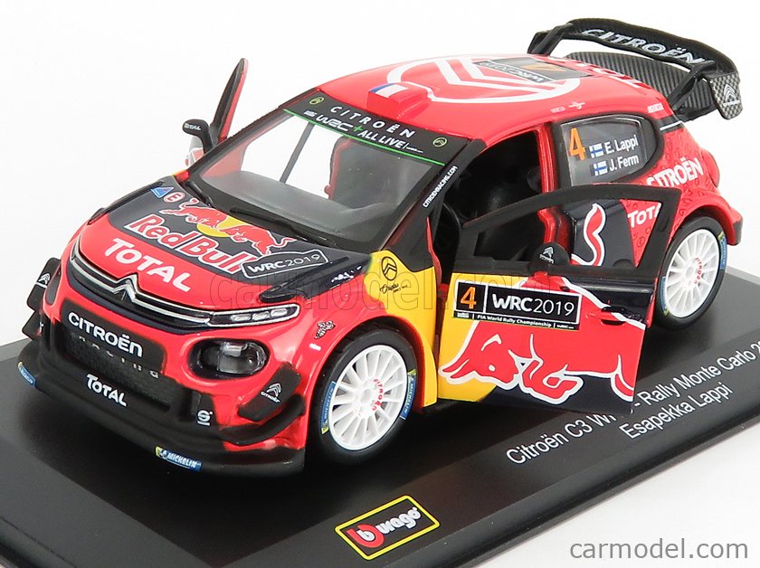BURAGO BU41054 Scale 1/32 | CITROEN C3 WRC TEAM TOTAL WRT N 4 RALLY ...