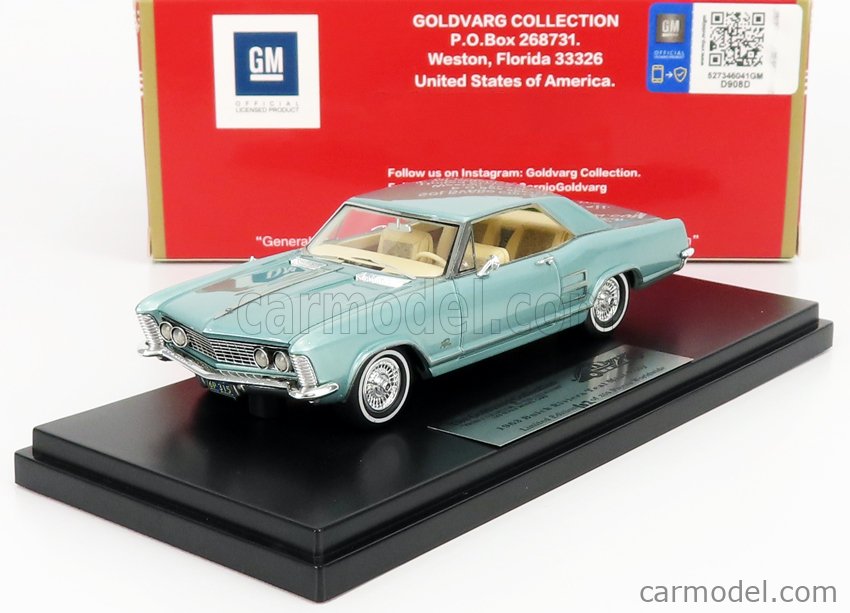 GOLDVARG GC046A Scale 1/43 | BUICK RIVIERA 1963 TEAL MIST POLY