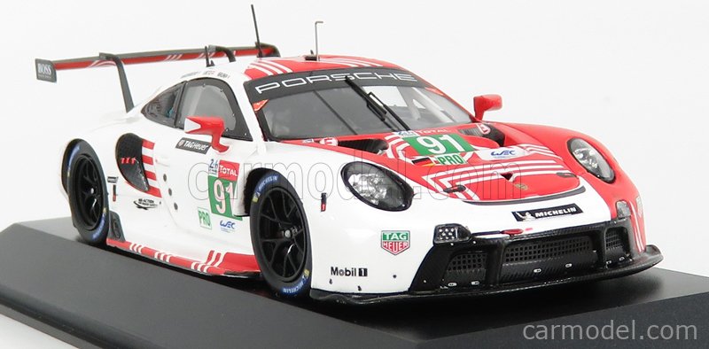 SPARK-MODEL WAP0209010MLEM Scale 1/43 | PORSCHE 911 991-2 RSR TEAM PORSCHE GT N 91 24h LE MANS ...