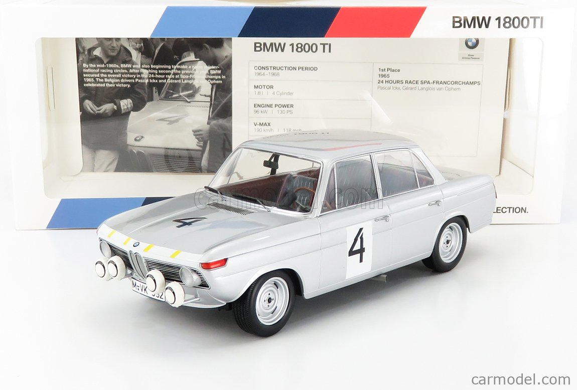 MINICHAMPS 80432454790 Scala 1/18 | BMW 2002 Ti 1.8L N 4 WINNER 24h SPA ...