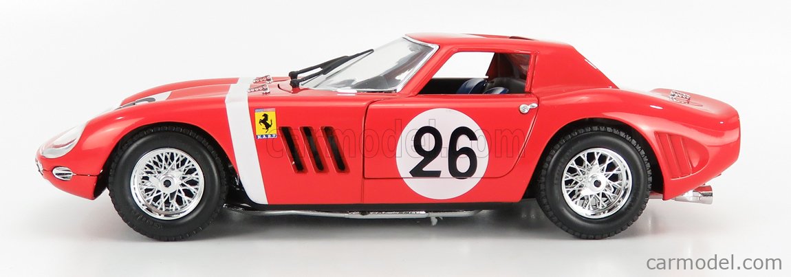 GUILOY 67511 Scale 1/18 | FERRARI 250 GTO COUPE ch5571 TEAM N.A.R.T. N ...