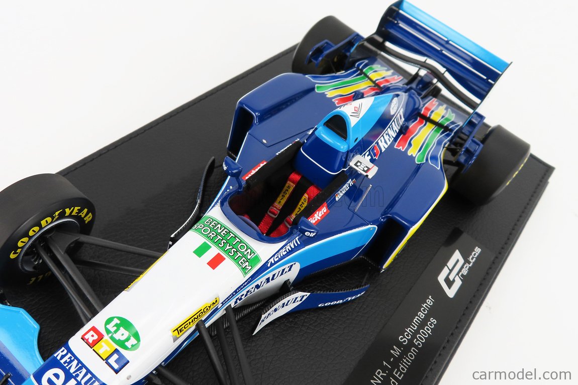 GP-REPLICAS GP046A Scale 1/18 | BENETTON F1 B195 TEAM MILD SEVEN RENAULT N 1 MICHAEL SCHUMACHER ...