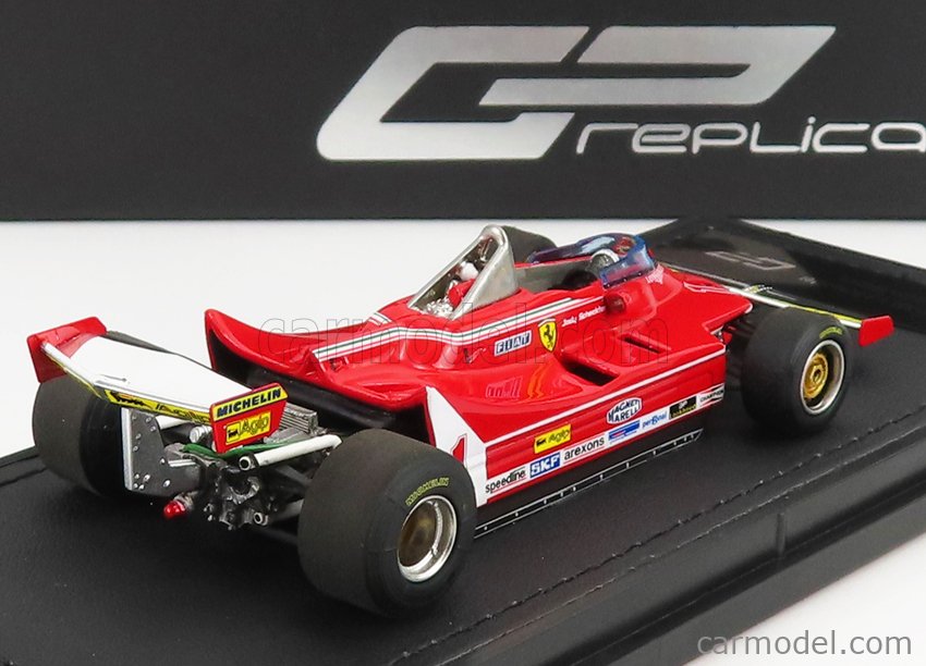 GP-REPLICAS GP43-014A Scale 1/43 | FERRARI F1 312 T5 N 1 SEASON 1980 JODY SCHECKTER RED