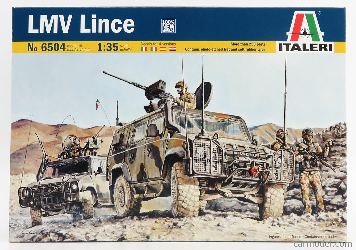 ITALERI IT6504 Масштаб 1/35 | IVECO FIAT LMV LINCE MILITARY 2010