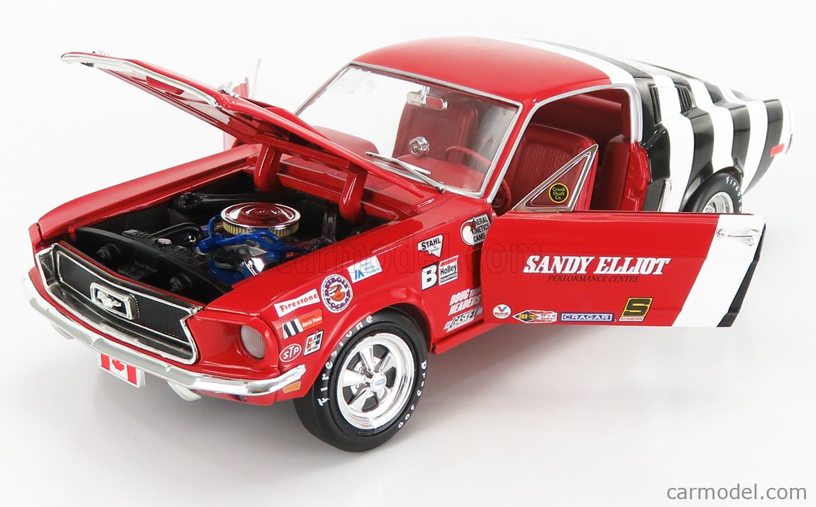 AUTOWORLD AW259/06 Scale 1/18 | FORD USA MUSTANG FASTBACK COUPE 1968 ...