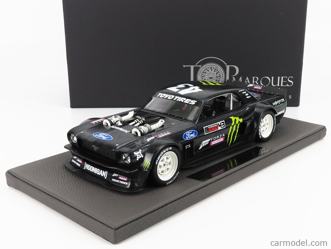 TOPMARQUES TOP048E Scale 1/18 | FORD USA MUSTANG HOONIGAN N 43 COUPE ...