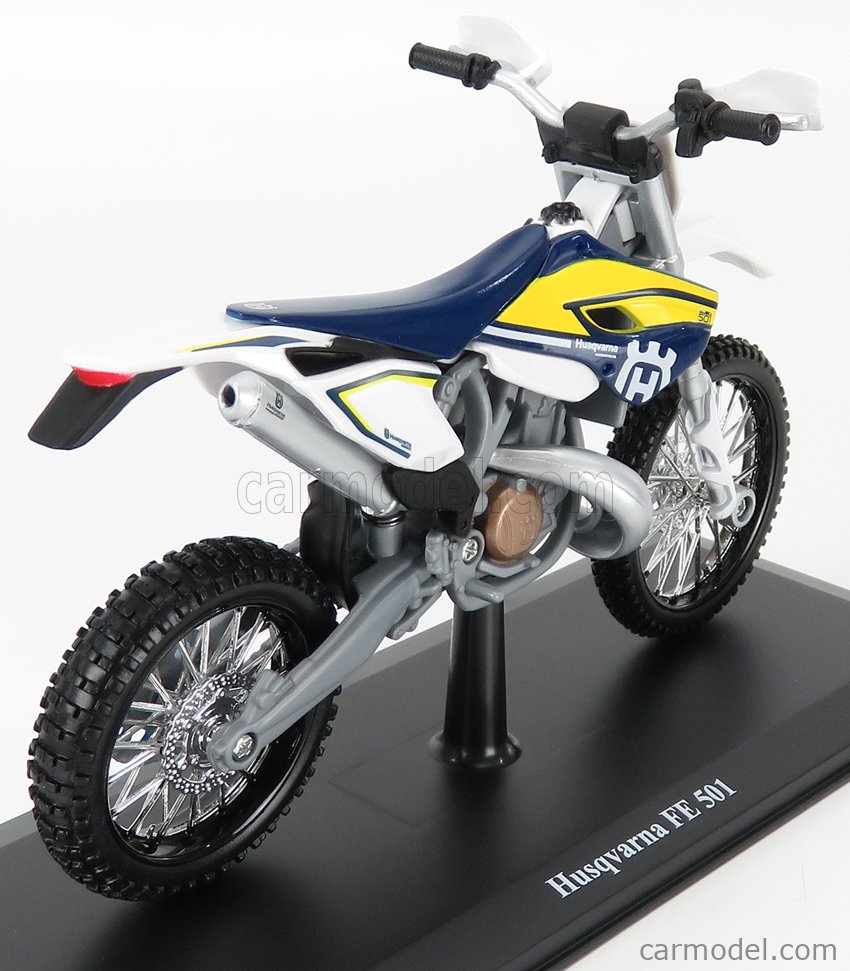 MAISTO 32706 Масштаб 1/12 | HUSQVARNA FE501 CROSS 2016 WHITE YELLOW BLUE