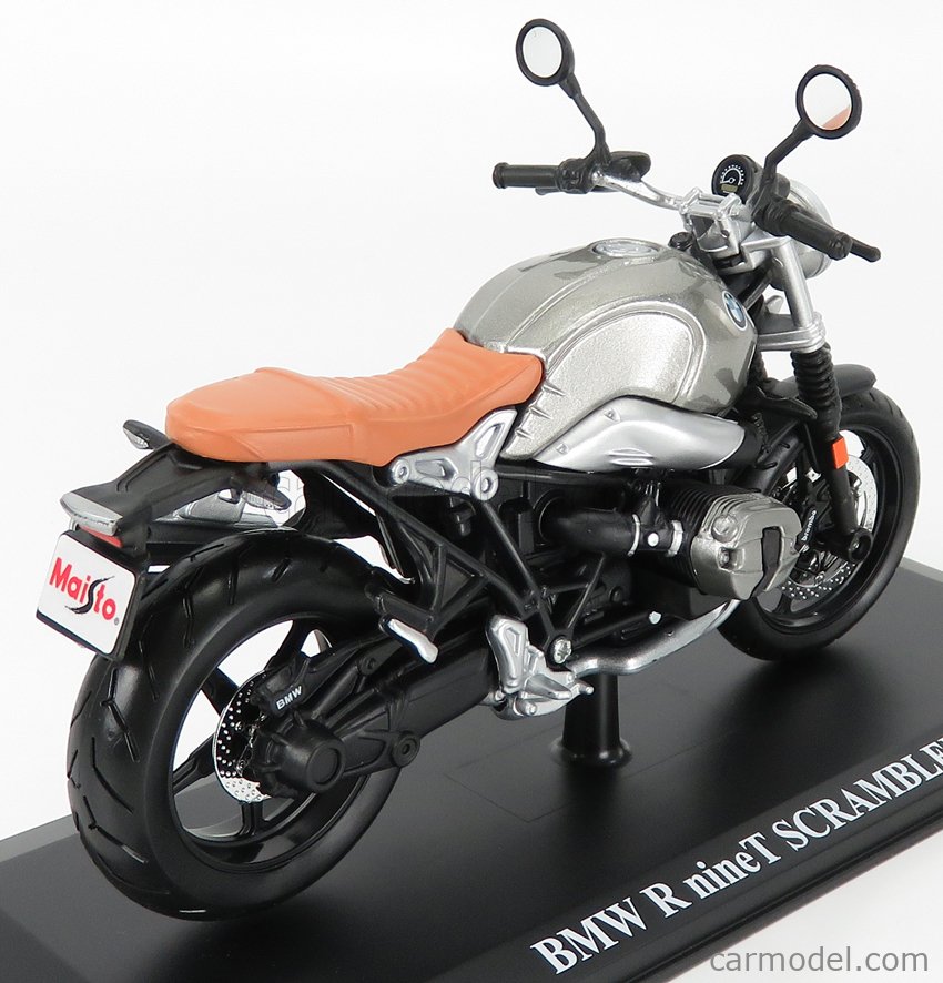MAISTO 32701 Scale 1/12 | BMW SCRAMBLER R nineT 2014 SILVER BLACK