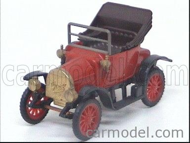 ZISS / Echelle 1/43 | OPEL TORPEDO KARMANN 1908 RED BLACK