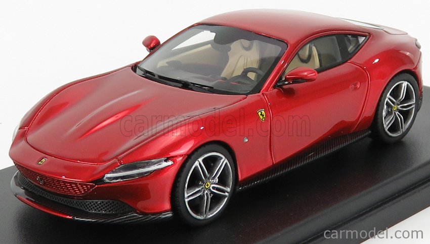 LOOKSMART LS508J Scale 1/43 | FERRARI ROMA 2019 ROSSO FUOCO - RED MET