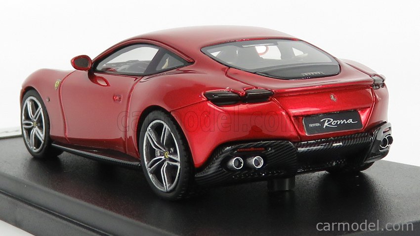 LOOKSMART LS508J Scale 1/43 | FERRARI ROMA 2019 ROSSO FUOCO - RED MET