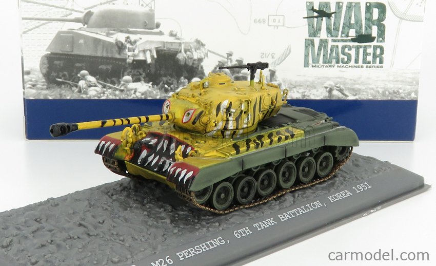 SOLIDO 7200503 Scale 1/72 | TANK M26 PERSHING 6th BATTALION KOREA 1951 ...