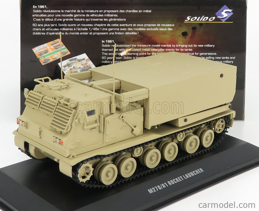 SOLIDO 4800602 Scale 1/48 | TANK M270/A1 ROCKET LAUNCHER 1983 - LANCIA ...