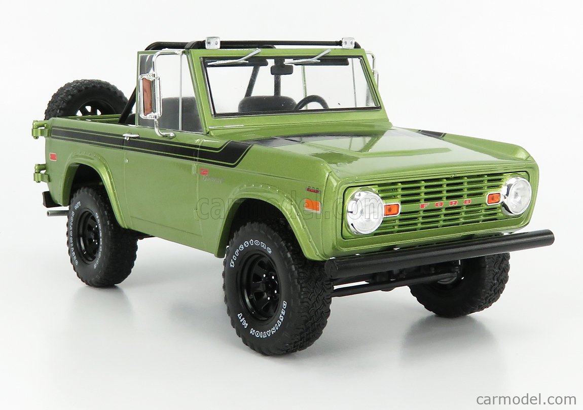 GREENLIGHT 19100 Scale 1/18 | FORD USA BRONCO SPORT CABRIOLET OPEN 1975 ...