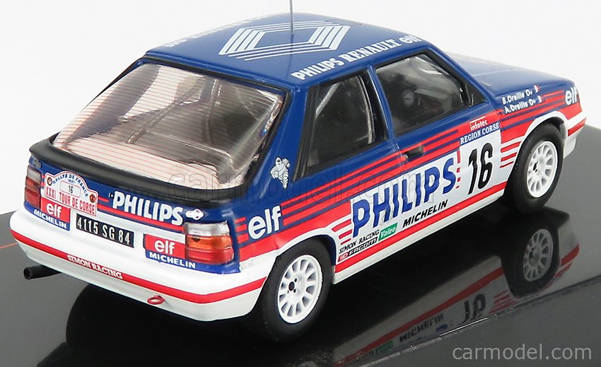 IXO-MODELS RAC312 Scale 1/43 | RENAULT R11 TURBO N 16 RALLY TOUR DE ...