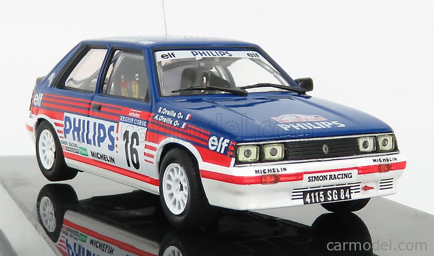 IXO-MODELS RAC312 Scale 1/43 | RENAULT R11 TURBO N 16 RALLY TOUR DE ...
