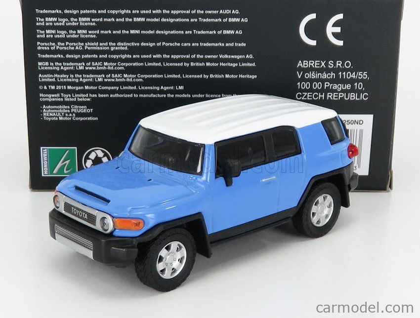 HONGWELL C250ND-4-56850 Scale 1/43 | TOYOTA FJ CRUISER 2006 BLUE WHITE