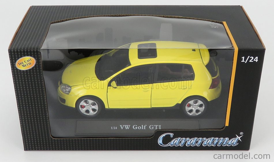 HONGWELL C125-111 Scale 1/24 | VOLKSWAGEN GOLF V GTi 2007 YELLOW
