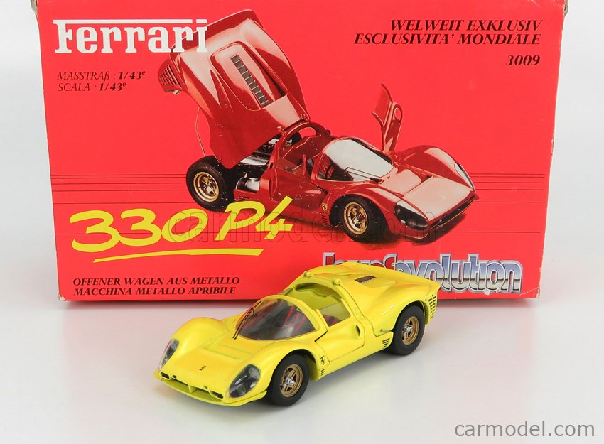 JOUEF EVOLUTION 3009 Масштаб 1/43 | FERRARI 330 P4 1967 YELLOW