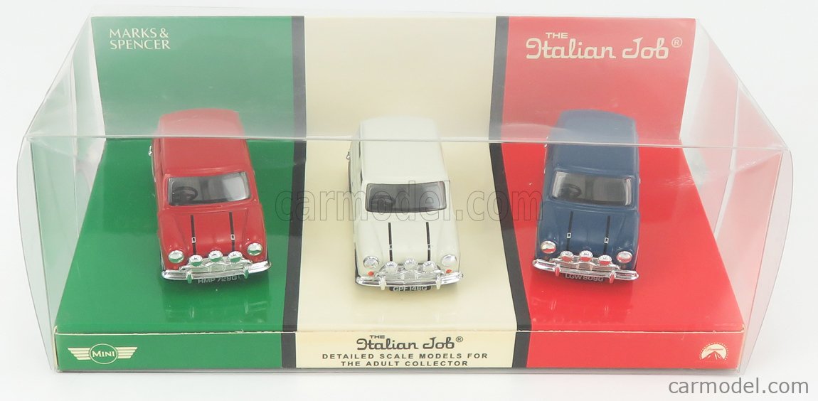 CORGI T09-07550-2671 Scale 1/43 | MINI SET 3X COOPER THE ITALIAN JOB ...