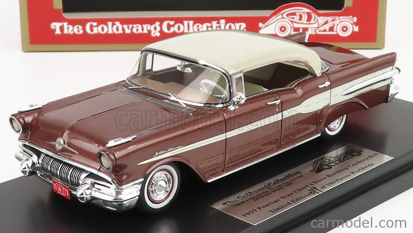 GOLDVARG GC051A Scala 1/43 | PONTIAC STAR CHIEF 1957 CORDOVA RED
