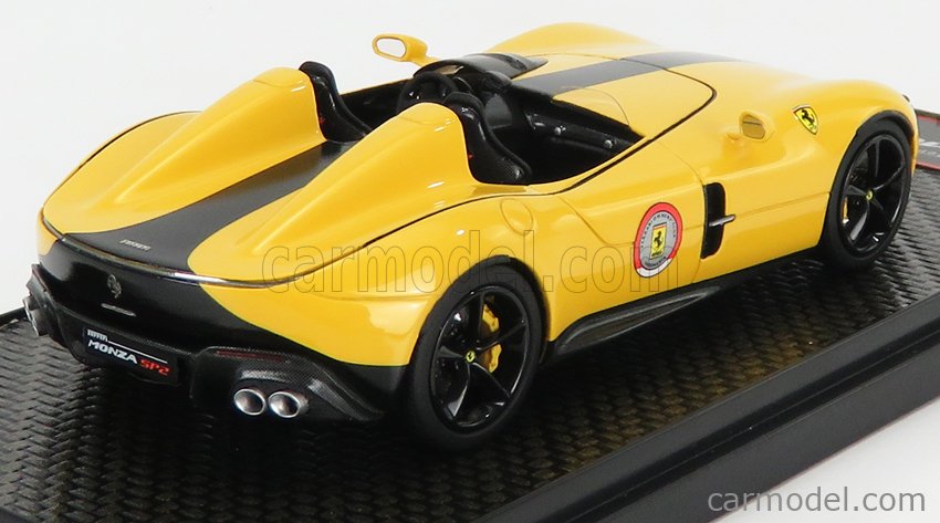 BBR-MODELS BBRC221FST Scale 1/43 | FERRARI MONZA SP2 2018 GIALLO MODENA ...