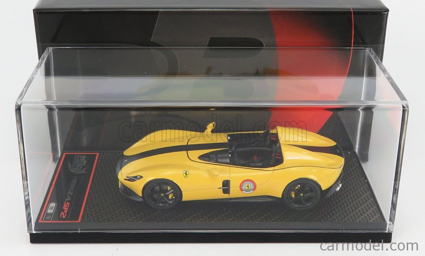 BBR-MODELS BBRC221FST Scale 1/43 | FERRARI MONZA SP2 2018 GIALLO MODENA ...