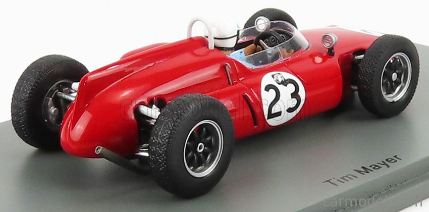 SPARK-MODEL S8067 Scale 1/43 | COOPER F1 T53 N 23 USA GP 1962 T.MAYER RED