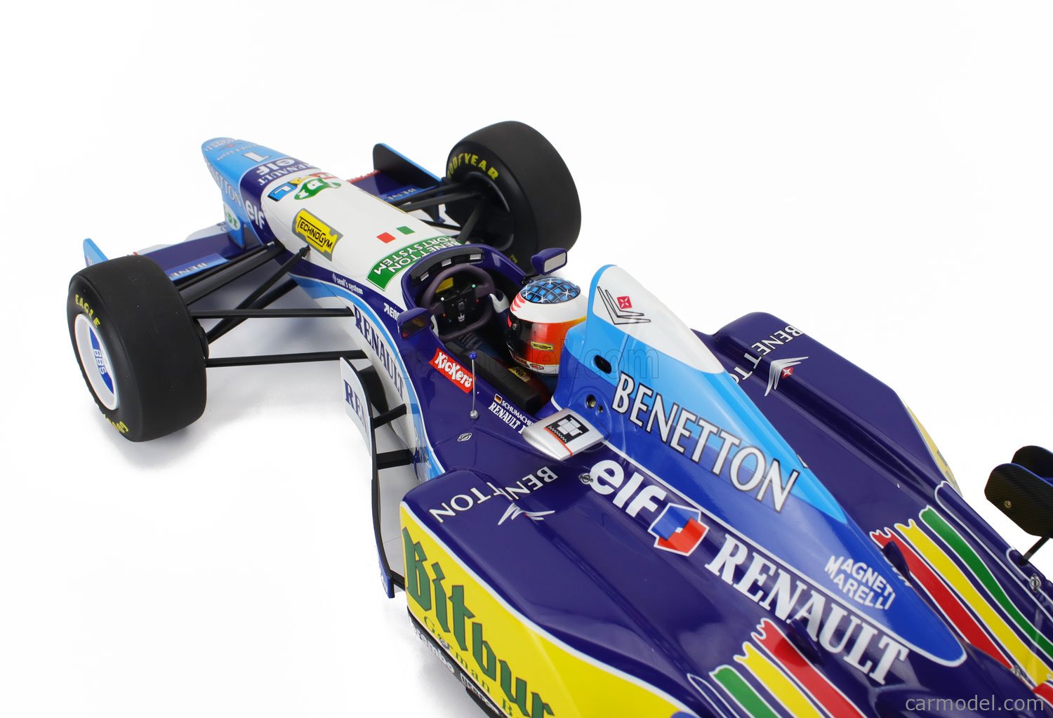 MINICHAMPS 517951201-ED-3 Echelle 1/12 | BENETTON F1 B195 TEAM MILD SEVEN RENAULT N 1 WORLD ...